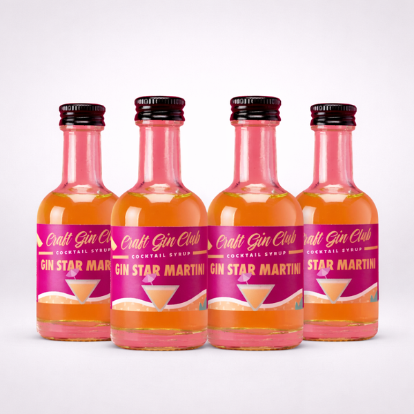 Gin Star Martini Syrup | 4 x 5cl – Craft Gin Club