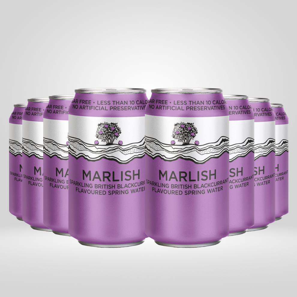 Marlish Blackcurr spark water | (8 x 330ml) – Craft Gin Club